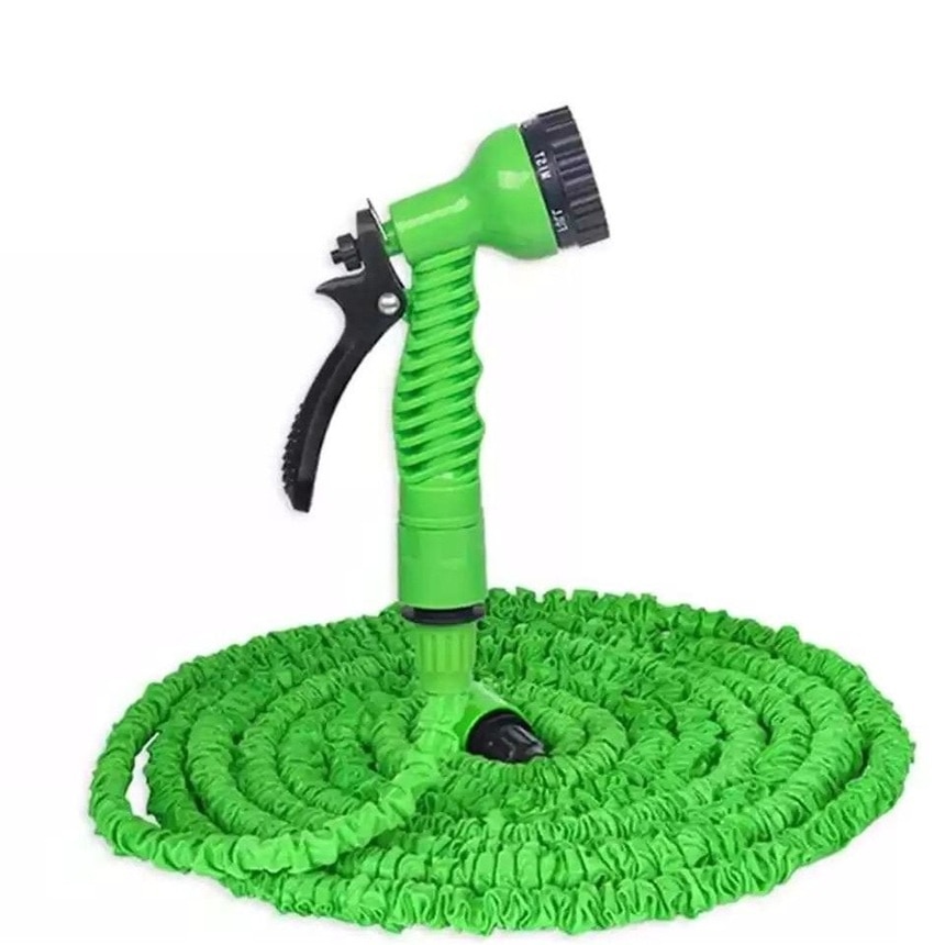 Furtun Extensibil pentru Gradina 45 m, Verde - eMAG.ro