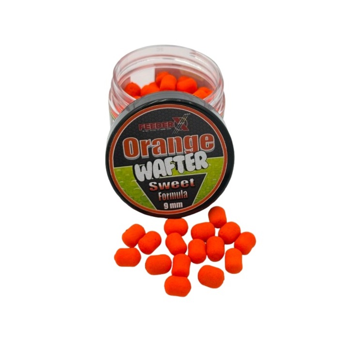 Pelete FeederX Wafter Portocalii 9mm, 25gr, Sweet Formula - eMAG.ro