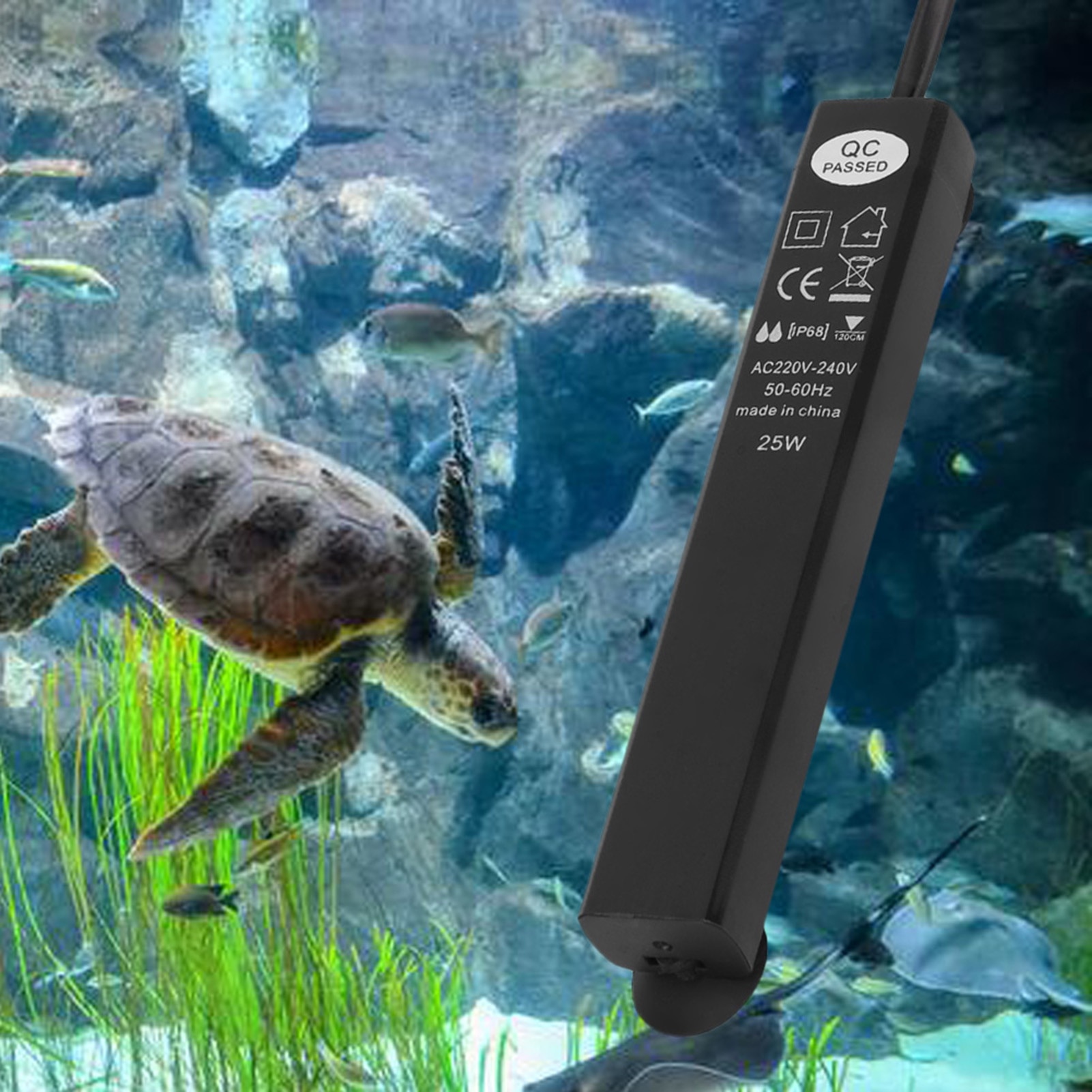 Incalzitor acvariu mini Enforose, 25W, design compact, waterproof ...