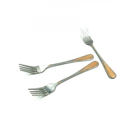 Set 3 furculite din inox, 21x2.5 cm - eMAG.ro