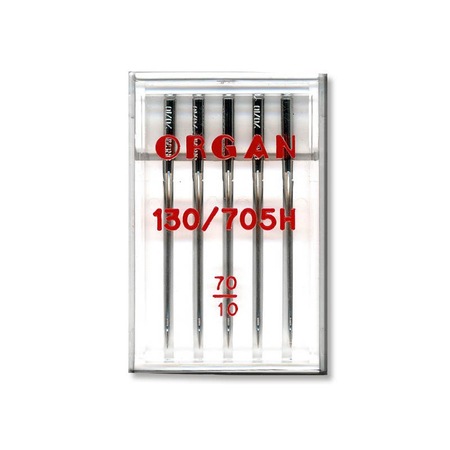 Комплект от 5 универсални органни игли с финост на иглата 70 за домашни шевни машини, 130/705H ...