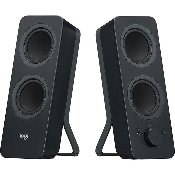 Boxe Logitech 2.0 Z207, bluetooth, negru - eMAG.ro