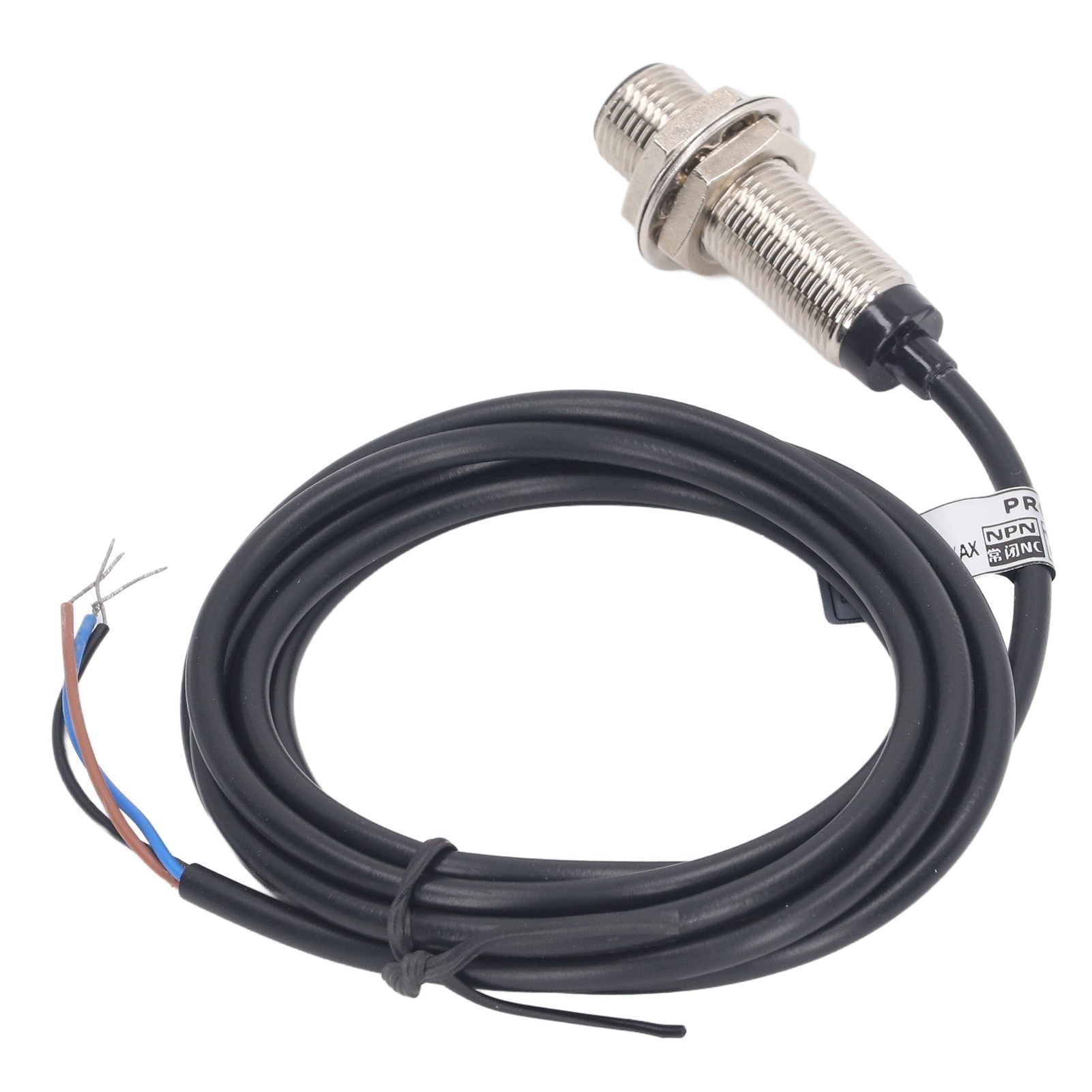 Set 4 comutatoare de proximitate inductiv, Enforose, 12mm, NPN, 6-36VDC ...