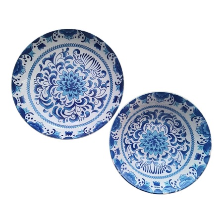 Set vesela din ceramica 12 piese albastre - eMAG.ro