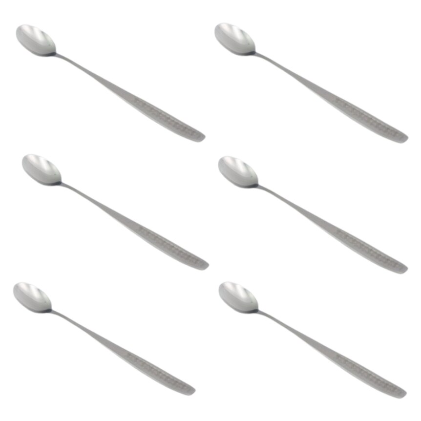 Set 6 lingurite pentru cafea, Metal, 21x3 cm - eMAG.ro