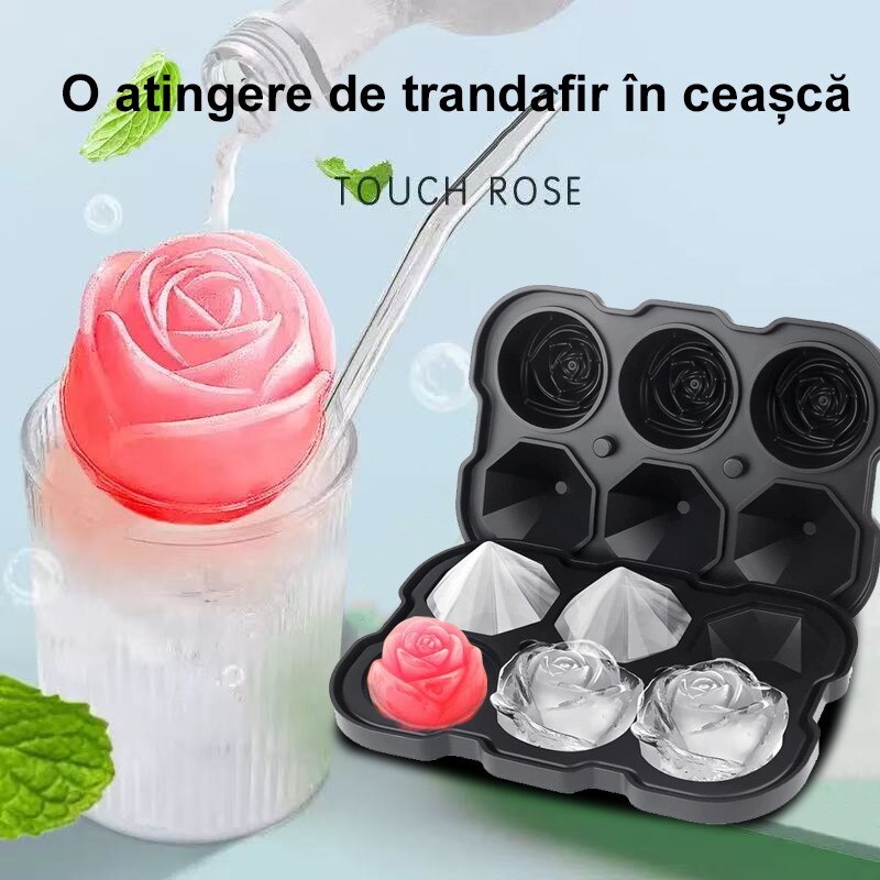 Forme cuburi de gheata silicon, WANDAVICTA®, tava de gheata de ...