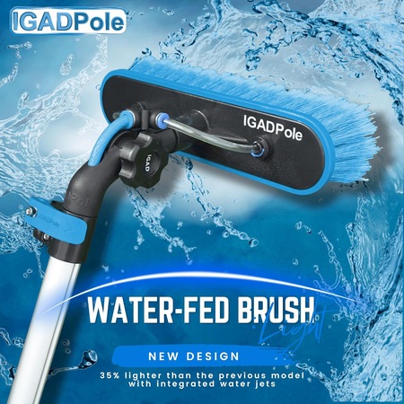 IGADPole Kit Profesional de Spalare a Ferestrelor, cu pol extensibil de ...