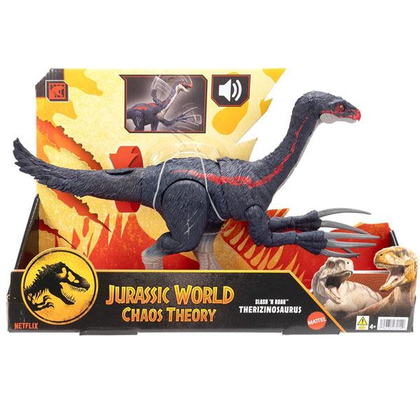 Figurina Jurassic World Chaos Theory Slash N Roar Therizinosaurus - eMAG.ro