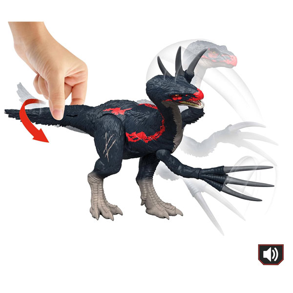 Figurina Jurassic World Chaos Theory Slash N Roar Therizinosaurus - eMAG.ro