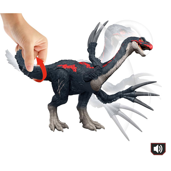 Figurina Jurassic World Chaos Theory Slash N Roar Therizinosaurus - eMAG.ro