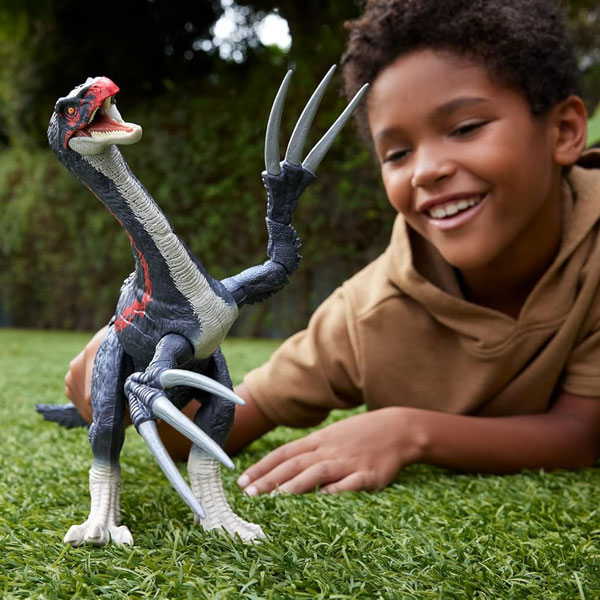 Figurina Jurassic World Chaos Theory Slash N Roar Therizinosaurus - eMAG.ro