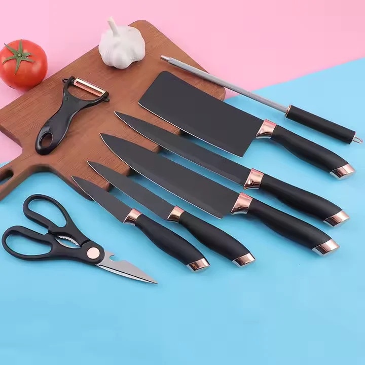 Set Cutite Bucatarie Premium din Otel Inoxidabil cu Manere Ergonomice ...