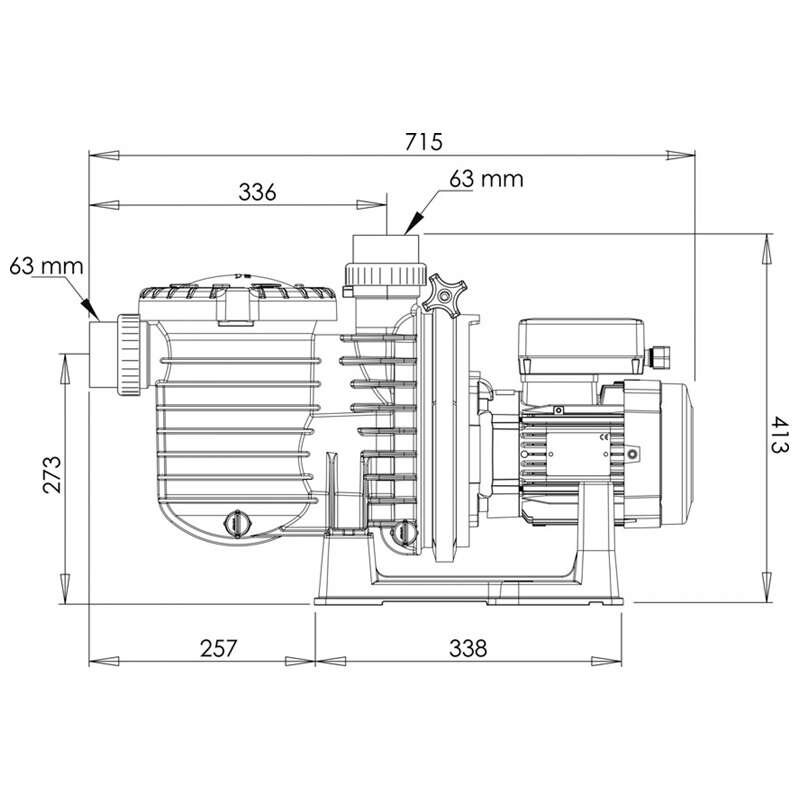 Pompa recirculare apa sarata Pentair Sta-Rite SW5P6RH-3E2 - eMAG.ro