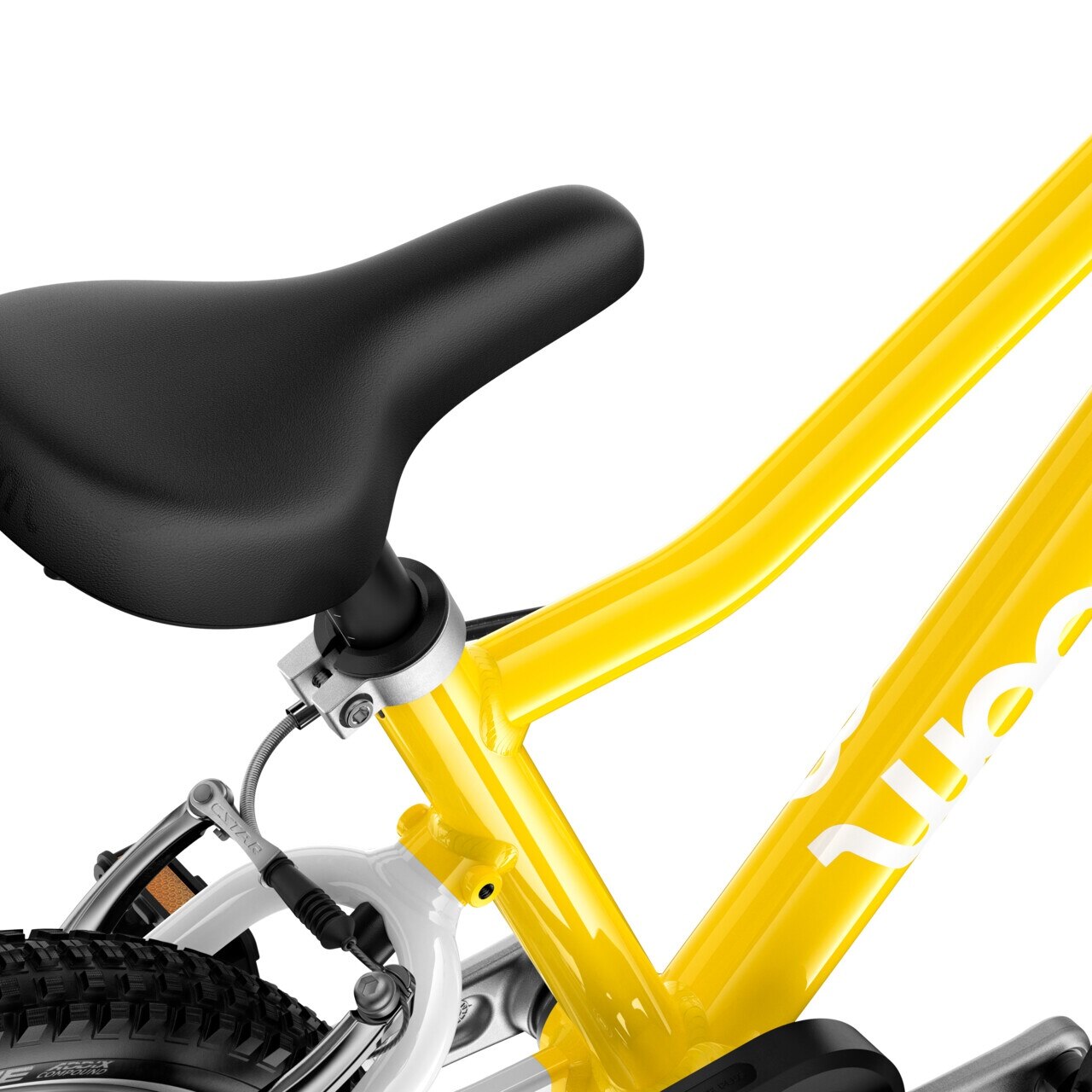 Bicicletă copii Woom Go 2, 14", galben, roți ultraușoare, cadru ...