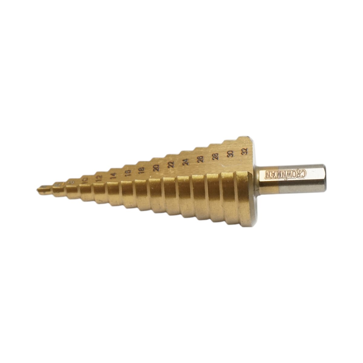 Burghiu conic in 15 trepte, 4-32mm, otel 4241 HSS pentru metal ...