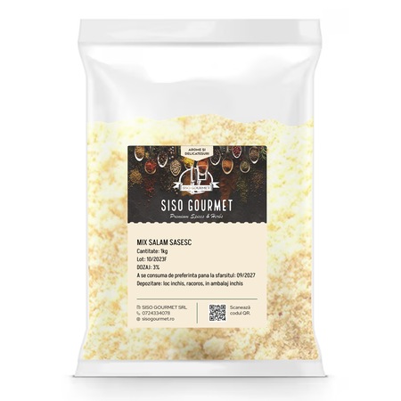 Mix condimente pentru Salam sasesc, Siso Gourmet, 1 kg - eMAG.ro