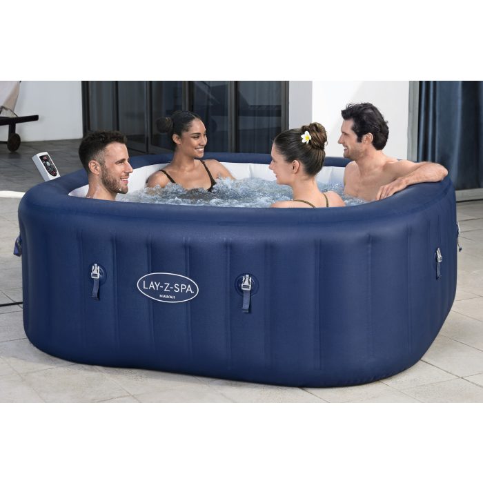 Jacuzzi gonflabil Bestway, LAY-Z-SPA Hawaii AirJet, cu control prin ...