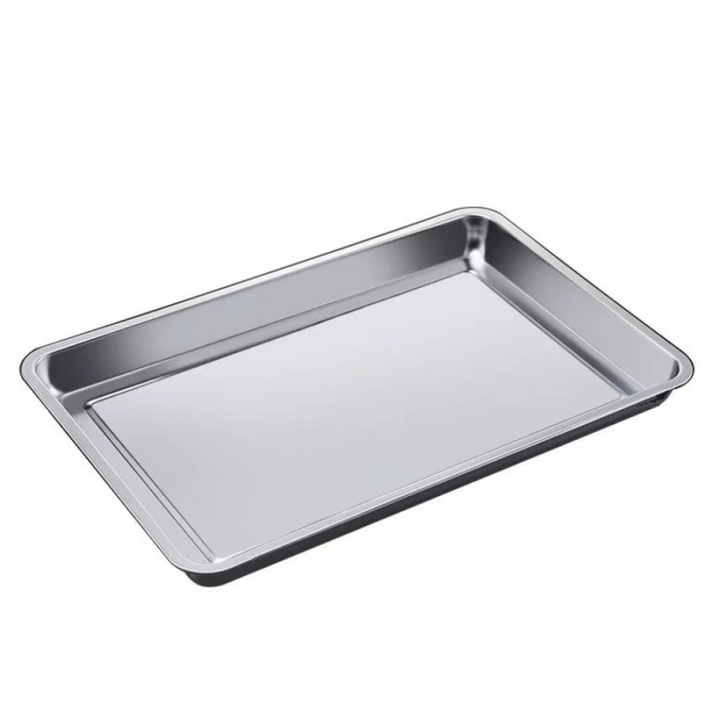 Tava servire dreptunghiulara, Blusmart, metal, 32x22x5 Cm - eMAG.ro