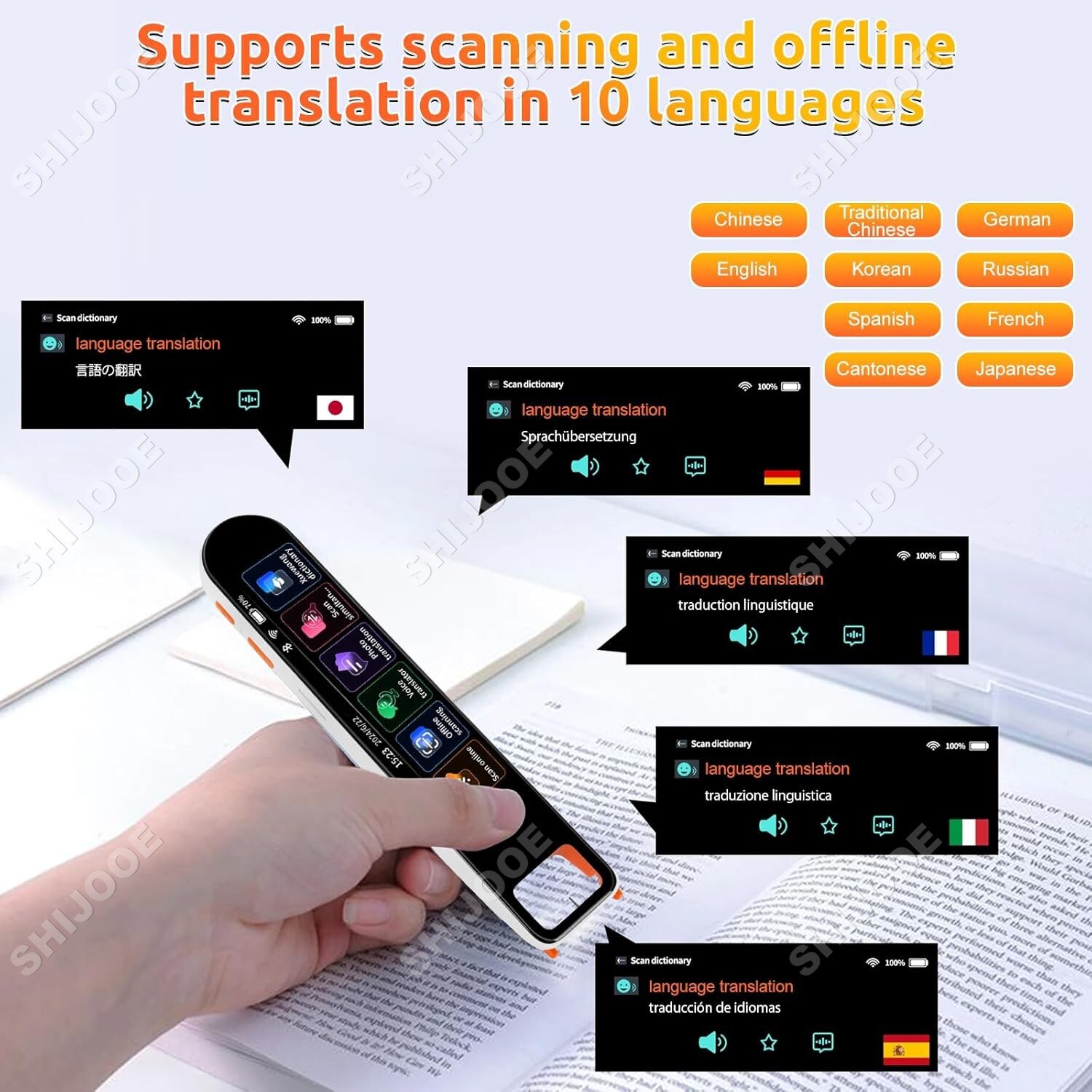 Traducator Inteligent Multifunctional，SHIJOOE®，Functie traducere foto ...