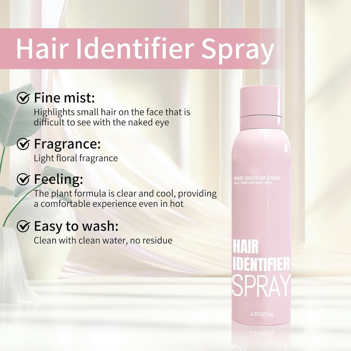 Spray de indepartare a parului pentru femei, ajuta la identificarea ...