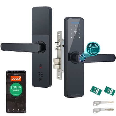 Yala/clanta 7LIFE inteligenta smart, Kit complet cu broasca, compatibil ...