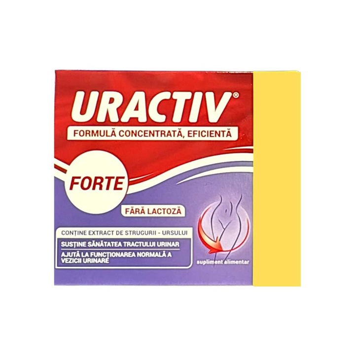 Pachet Uractiv Forte fara Lactoza 20 + 16 capsule Terapia - eMAG.ro
