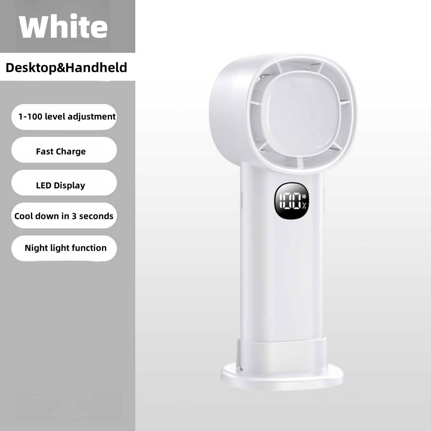 Ventilator portabil de mana, ventilator USB Ventilator personal ...