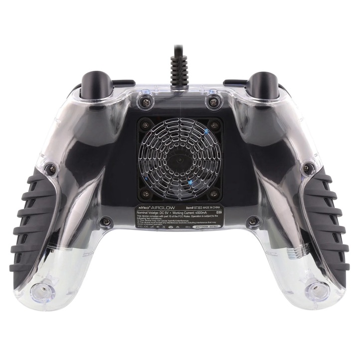 Controler Wired Nyko Air Glow pentru Nintendo Switch, cu ventilator și ...