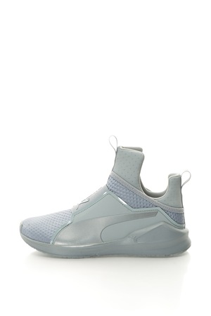 Puma, Pantofi sport slip on inalti matlasati Fierce, Gri cenusa, 5 ...