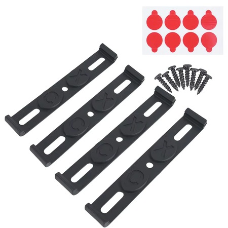 Set Complet 4 Suporti Numere Ultra SLIM pentru Placute Numar ...