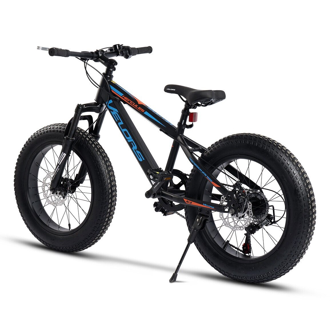 Bicicleta pentru copii MTB Fat Bike Hercules JSX20235, Velors, roata 20 ...