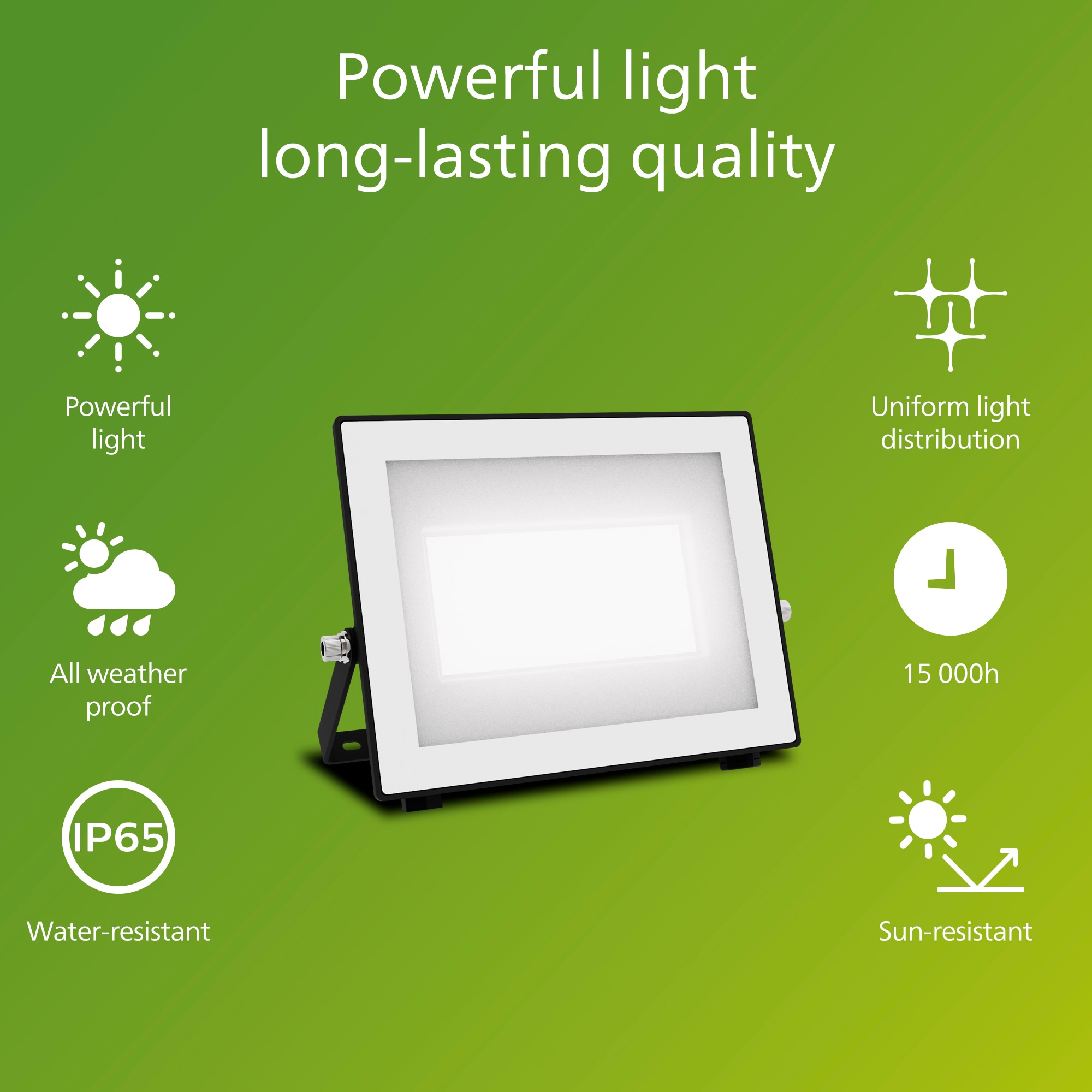 Proiector LED pentru exterior Philips Lois, 50W, 5400 lm, temperatura ...