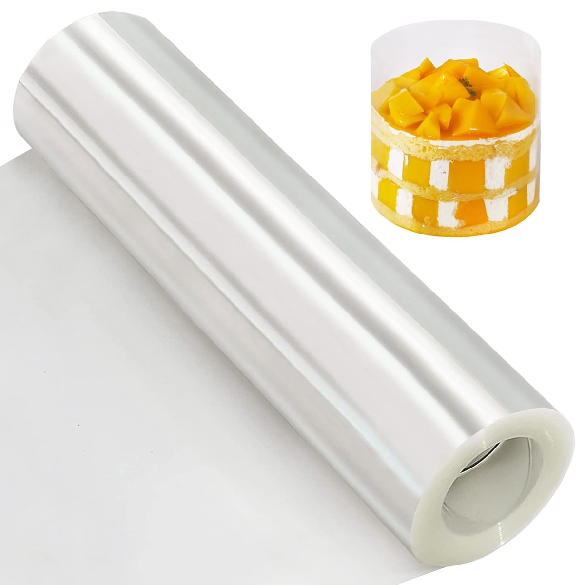 Folie de acetat Lerods 20cmX10m pentru ornat torturi, prajituri ...