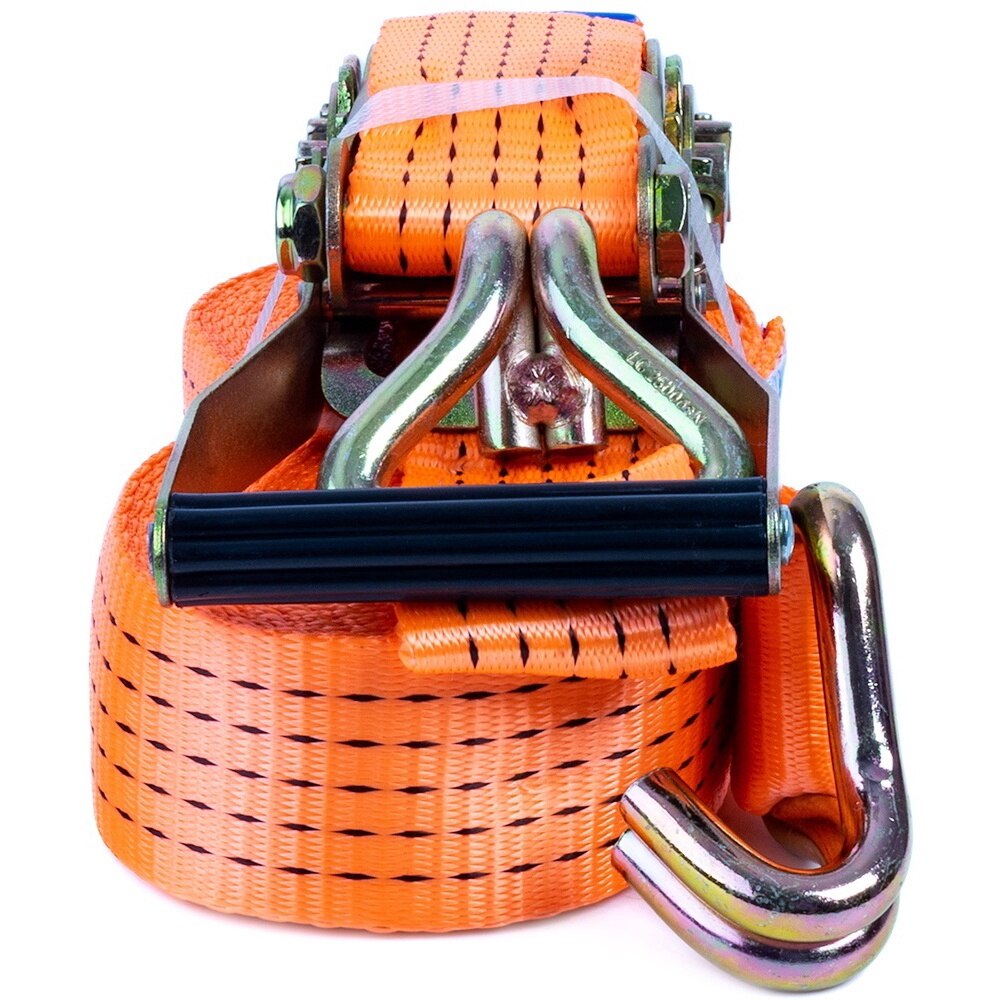 Chinga de ancoraj cu clichet si carlig, 10M, 50mm, 5T, material textil ...