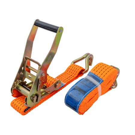 Chinga de ancoraj cu clichet si carlig, 10M, 50mm, 5T, material textil ...