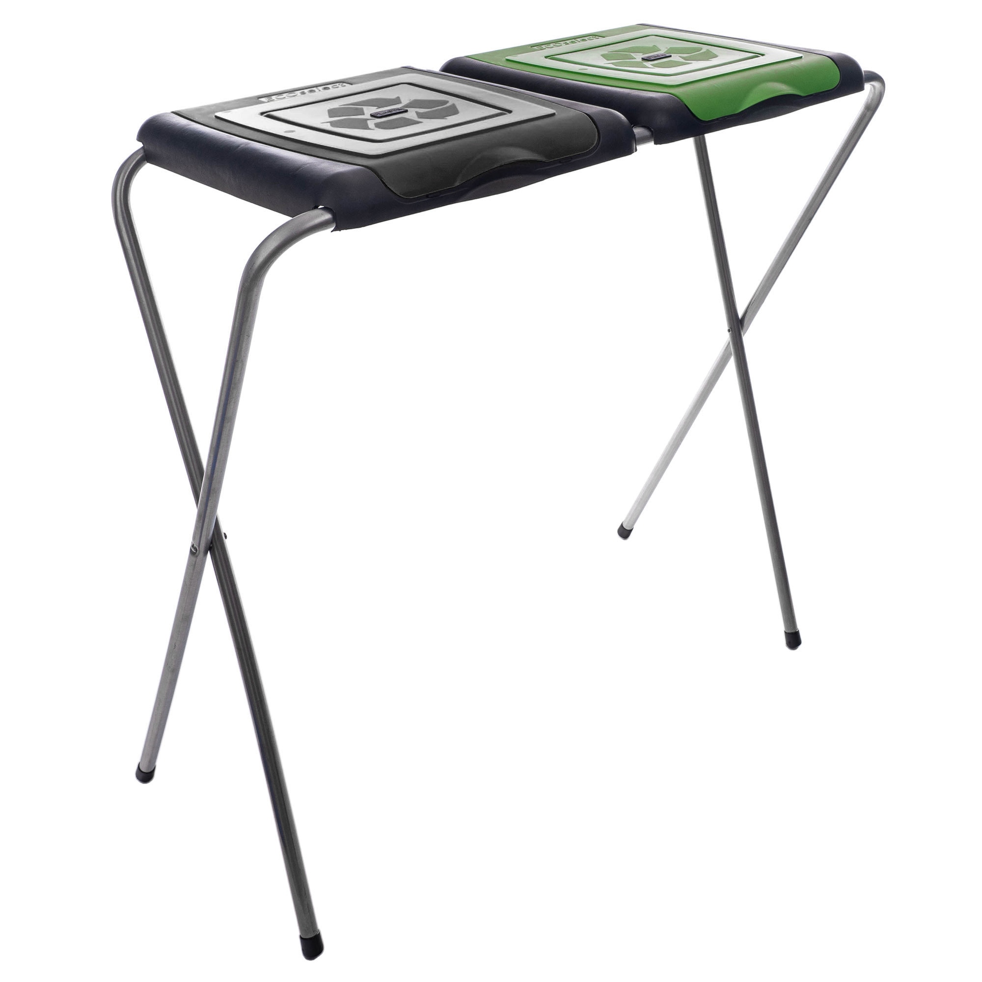 ECOselect újrahasznosító zacskó tartó, 120L, stabil, műanyag és fém ...