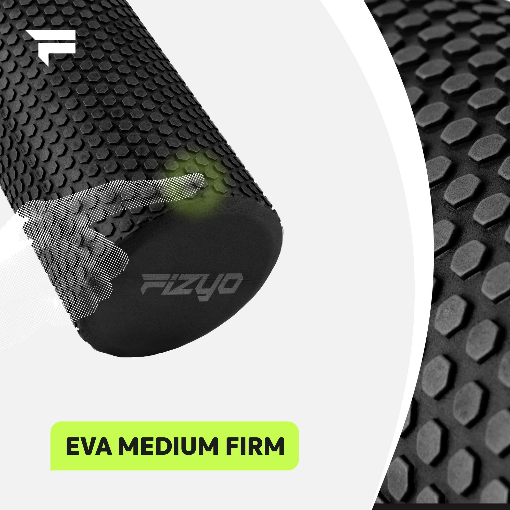 Rola pentru Masaj Fizyo, 45 x 15 cm, din Spuma EVA, pentru Pilates ...