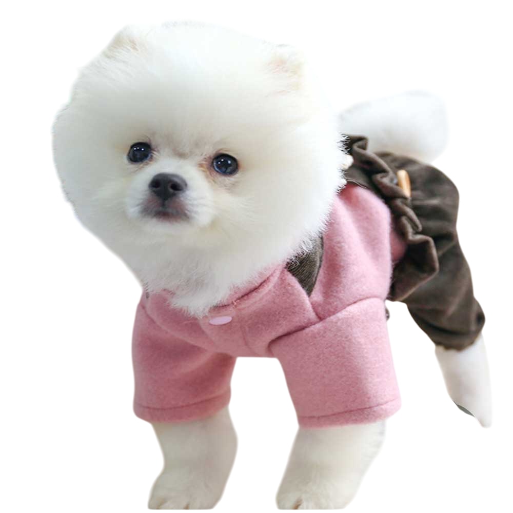 Salopeta eleganta, Gri inchis/Maro cu Papion - XL, 40cm, 6-8kg, #HC436 ...