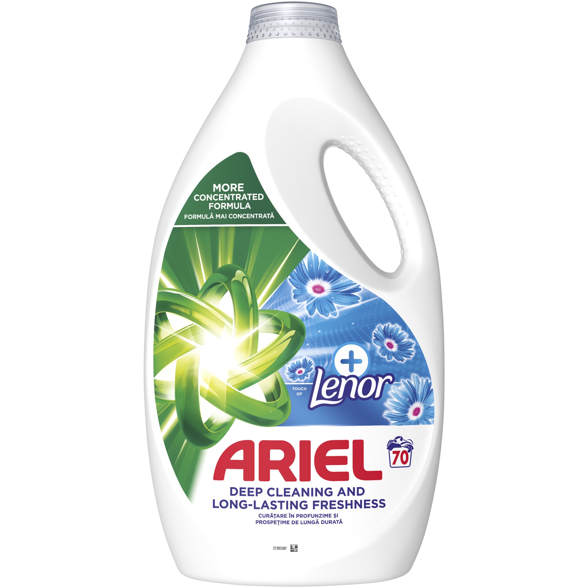 Detergent de rufe lichid Ariel Touch Of Lenor Fresh Air, 70 Spalari ...