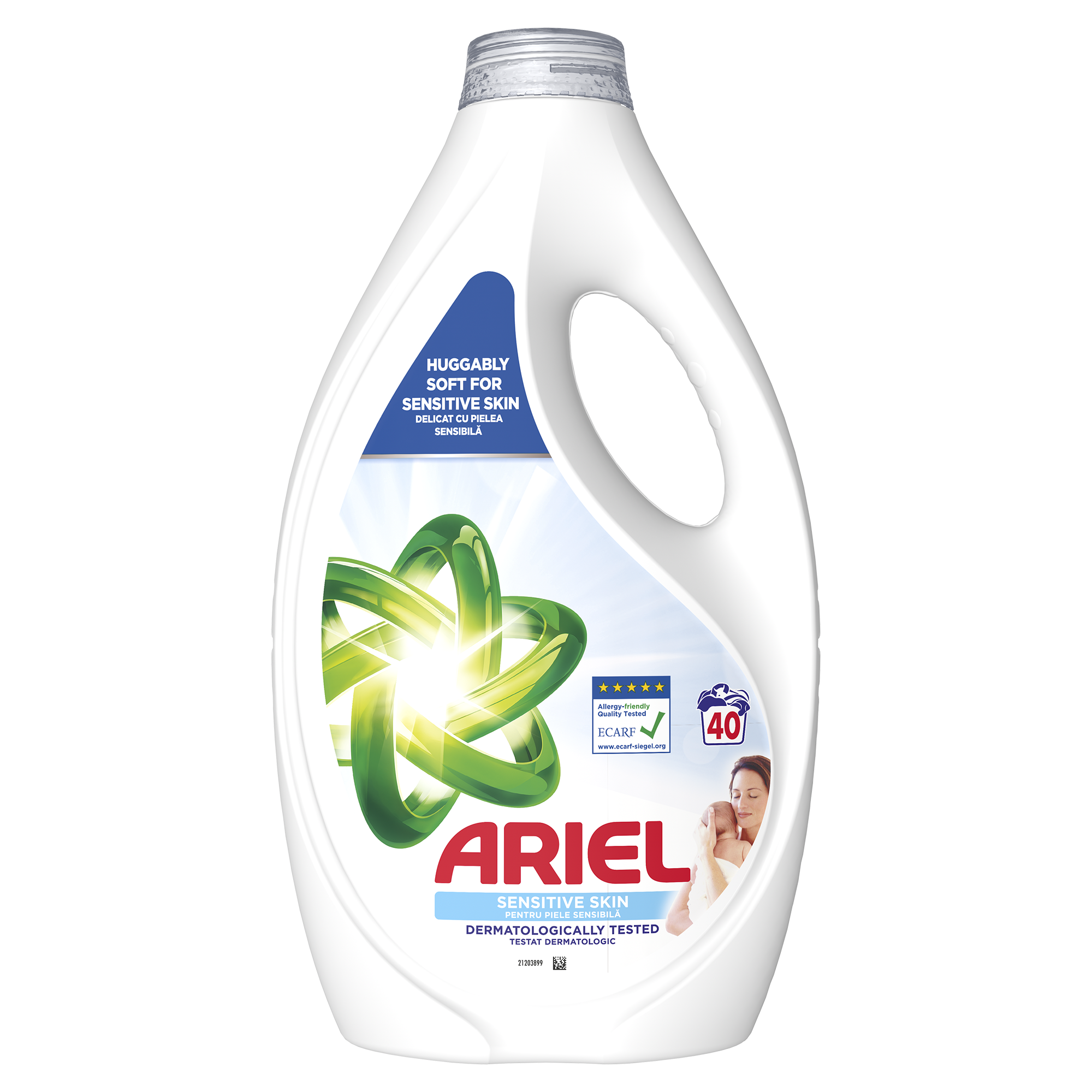 Detergent de rufe lichid Ariel Sensitive, 1.8l, 40 Spalari - eMAG.ro