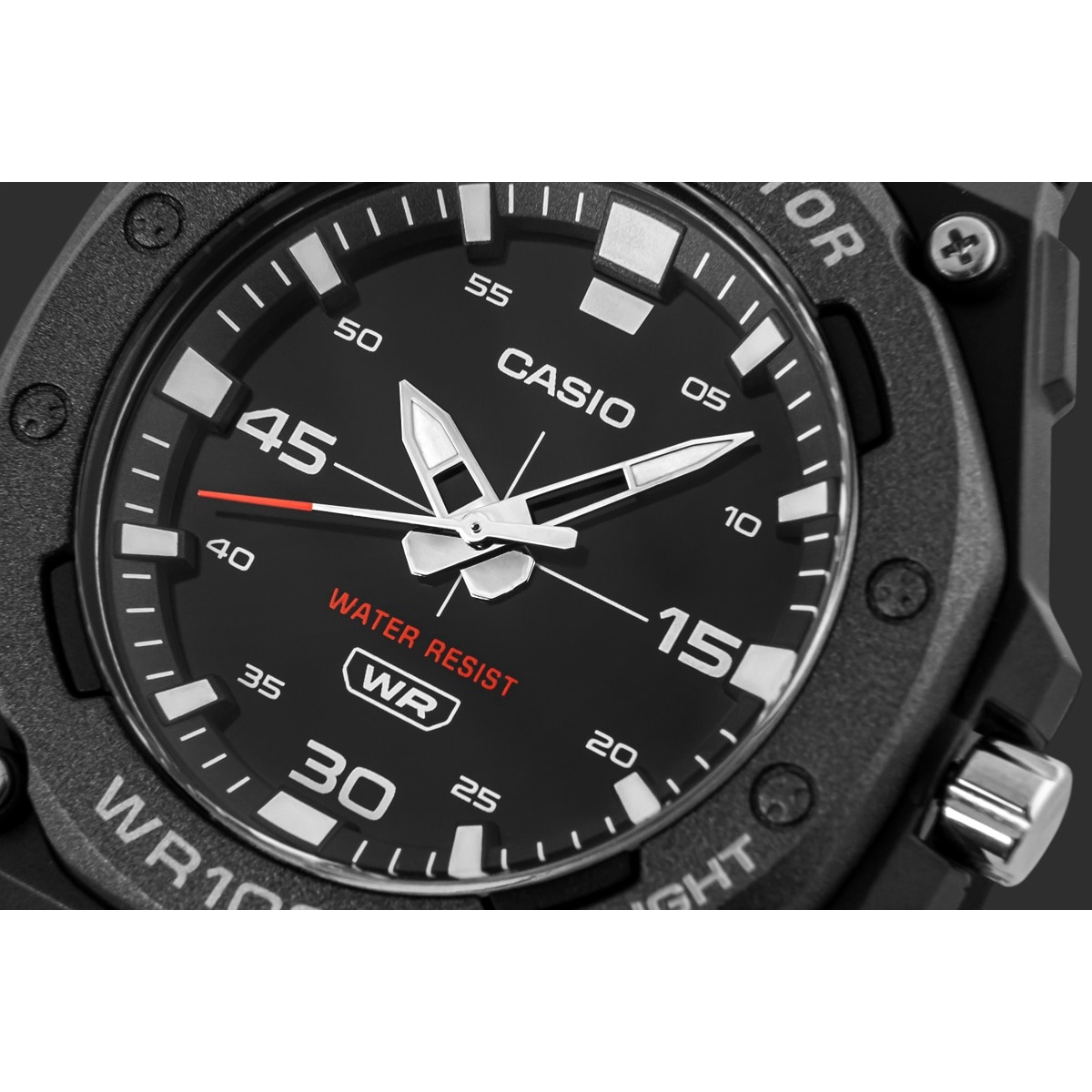 Ceas barbatesc Casio MW-620H-1AVDF, rezistent la apa 10 BAR, iluminare ...