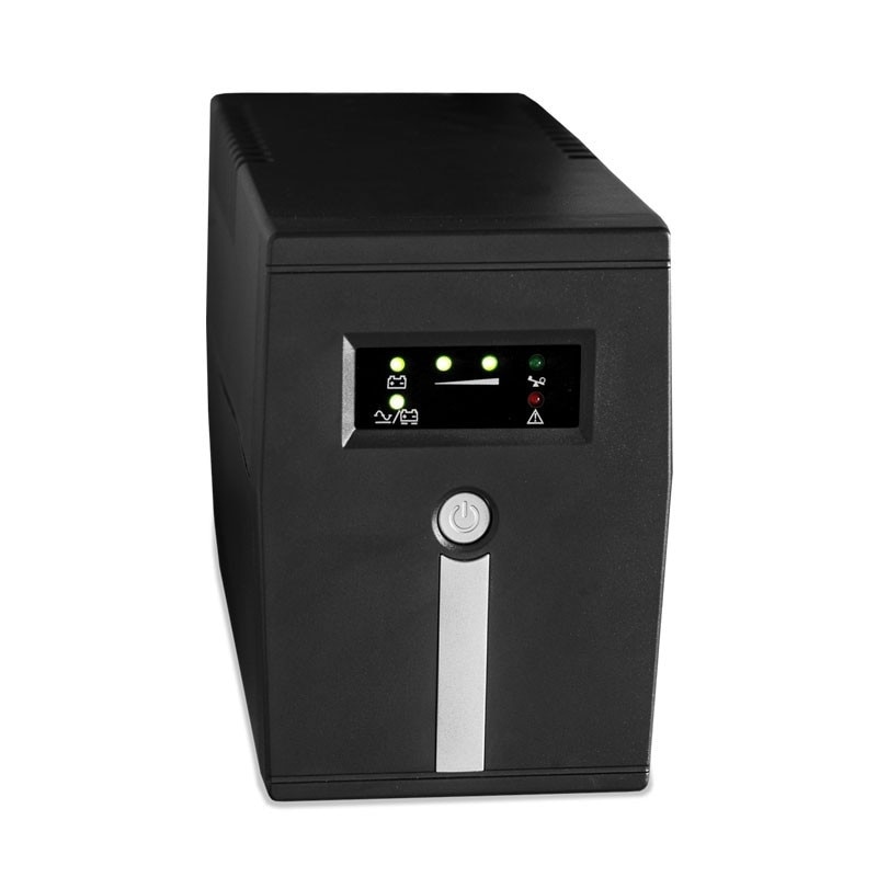 UPS VISION Budget PRO LED 850VA / 510W, Line-Interactiv, AVR-Reglaj ...