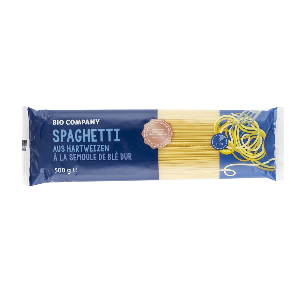 Paste Bio Spaghetti din Grau Dur Bio Company 500 g - eMAG.ro