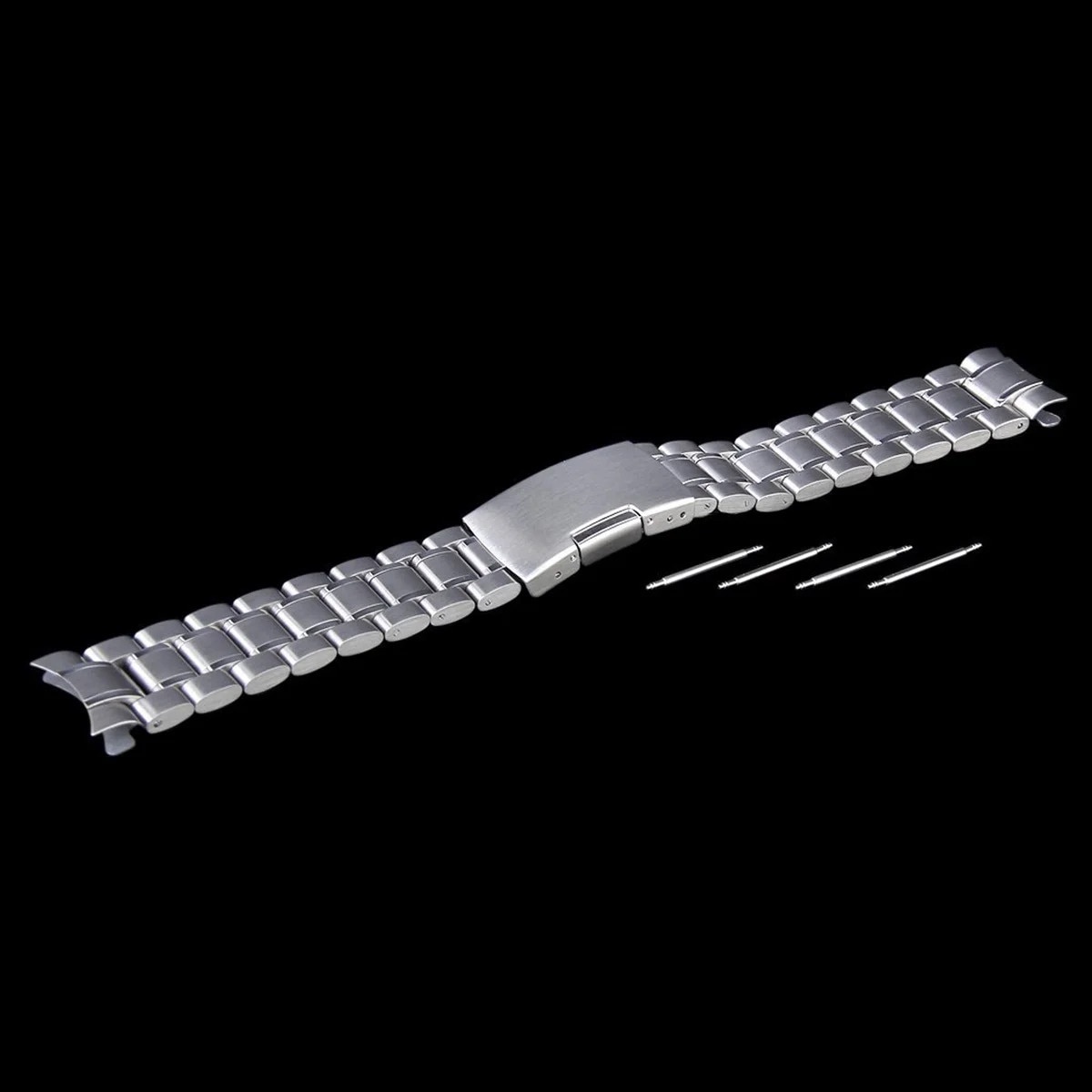 Curea ceas din inox, 22mm, lungime 180mm, grosime 3.5mm, capete curbate ...