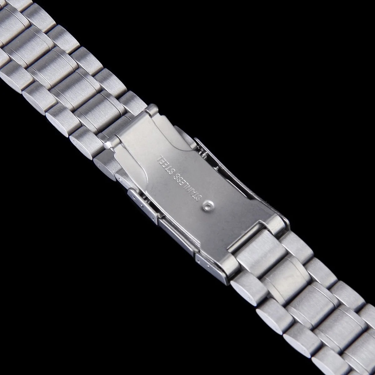 Curea ceas din inox, 22mm, lungime 180mm, grosime 3.5mm, capete curbate ...