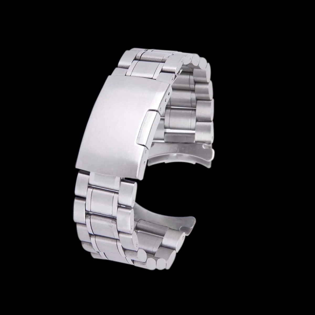 Curea ceas din inox, 22mm, lungime 180mm, grosime 3.5mm, capete curbate ...