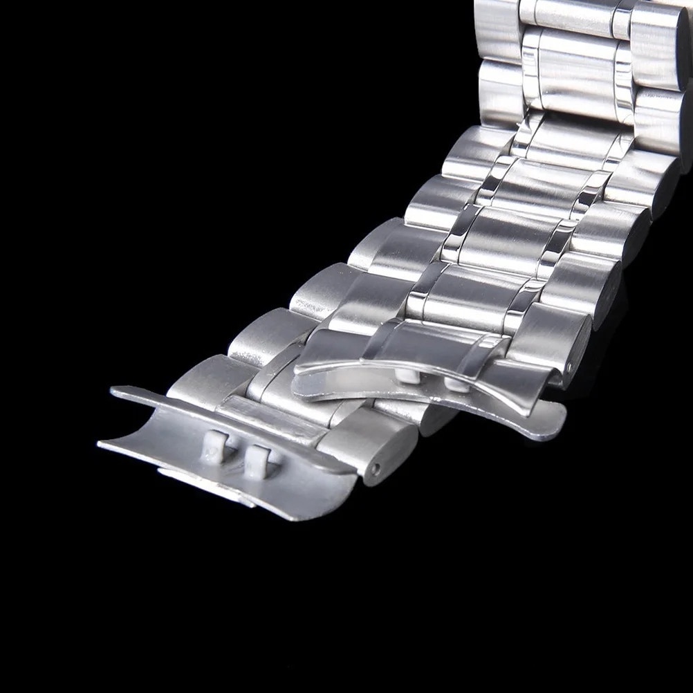 Curea ceas din inox, 22mm, lungime 180mm, grosime 3.5mm, capete curbate ...