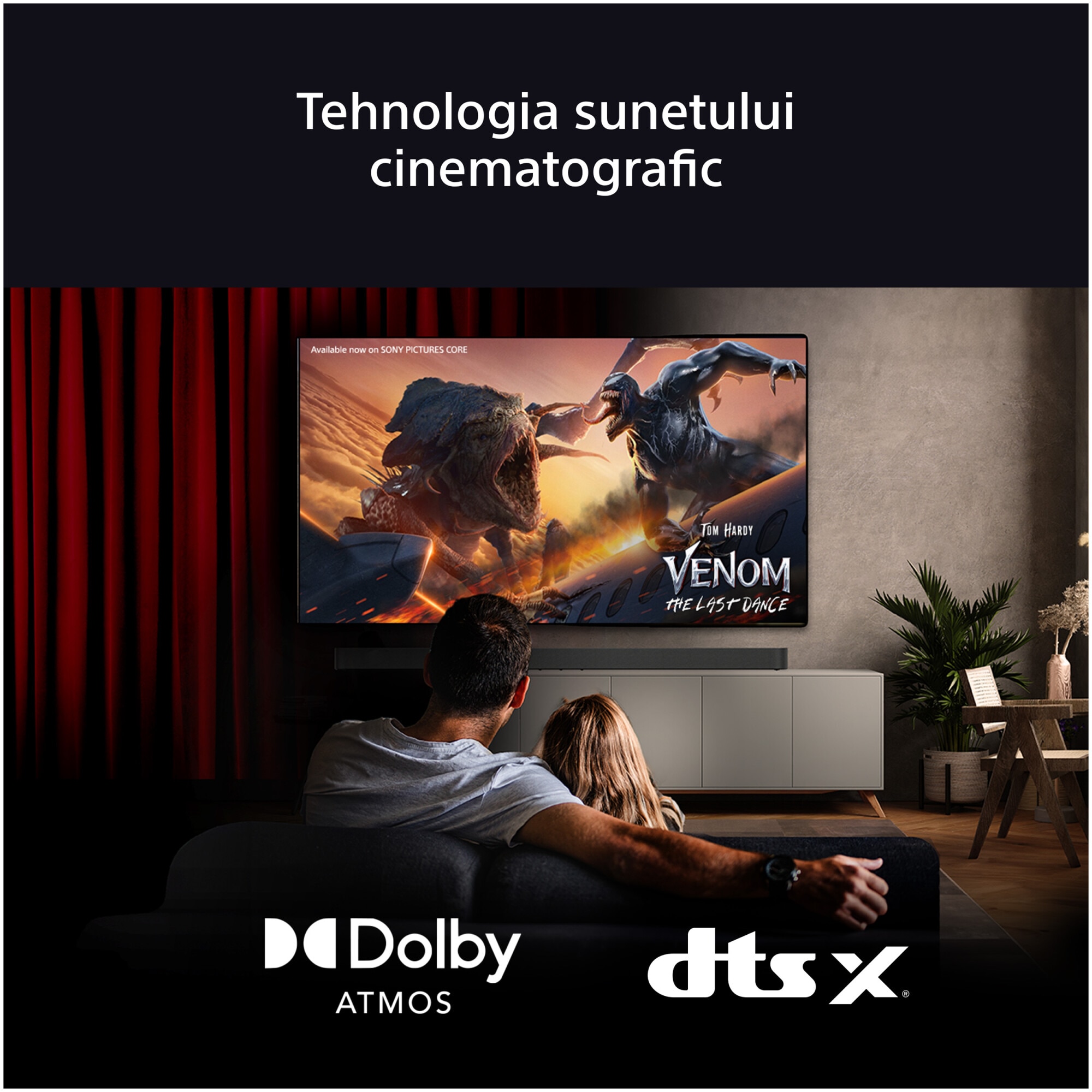 Soundbar Sony BRAVIA Theatre System 6 HT-S60, 5.1ch, 1000W, Dolby Atmos ...