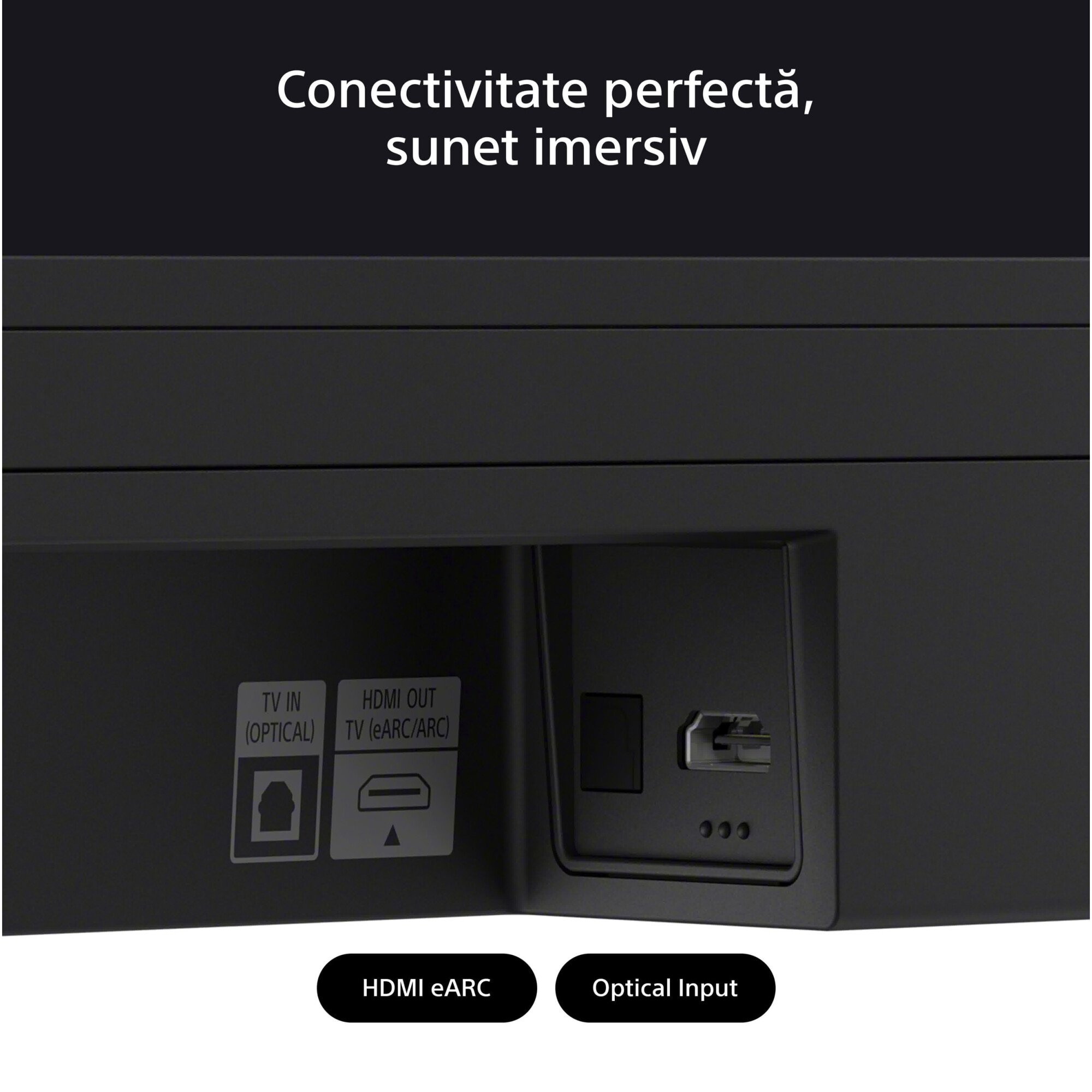 Soundbar Sony BRAVIA Theatre Bar 6 HT-B600, 3.1.2ch, 350W, Dolby Atmos ...