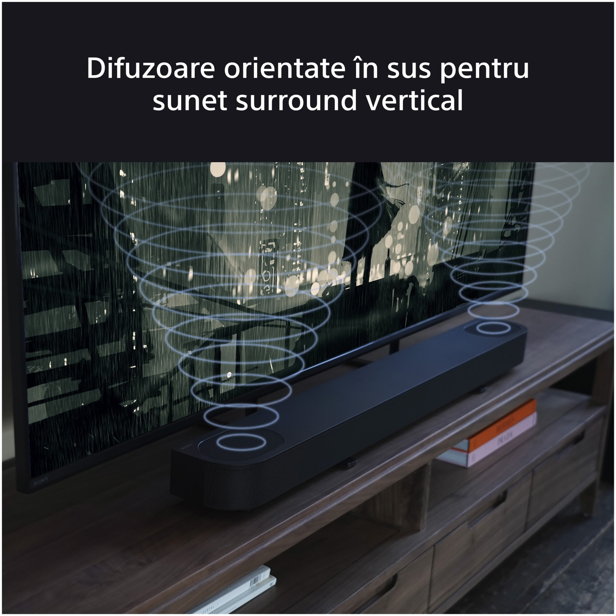 Soundbar Sony BRAVIA Theatre Bar 6 HT-B600, 3.1.2ch, 350W, Dolby Atmos ...